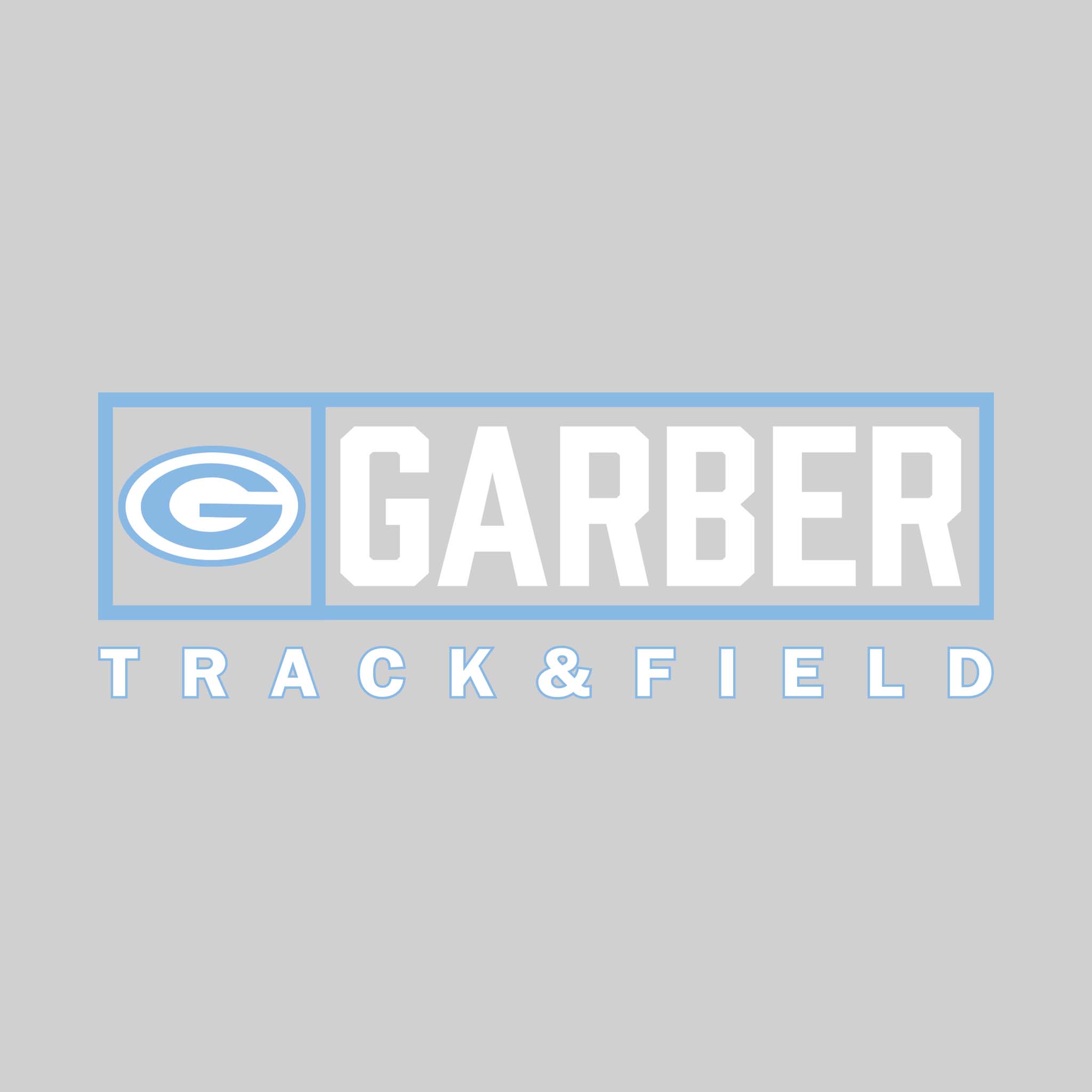 Garber Dukes - Track & Field - Framed Mascot & School Name – Oddly ...
