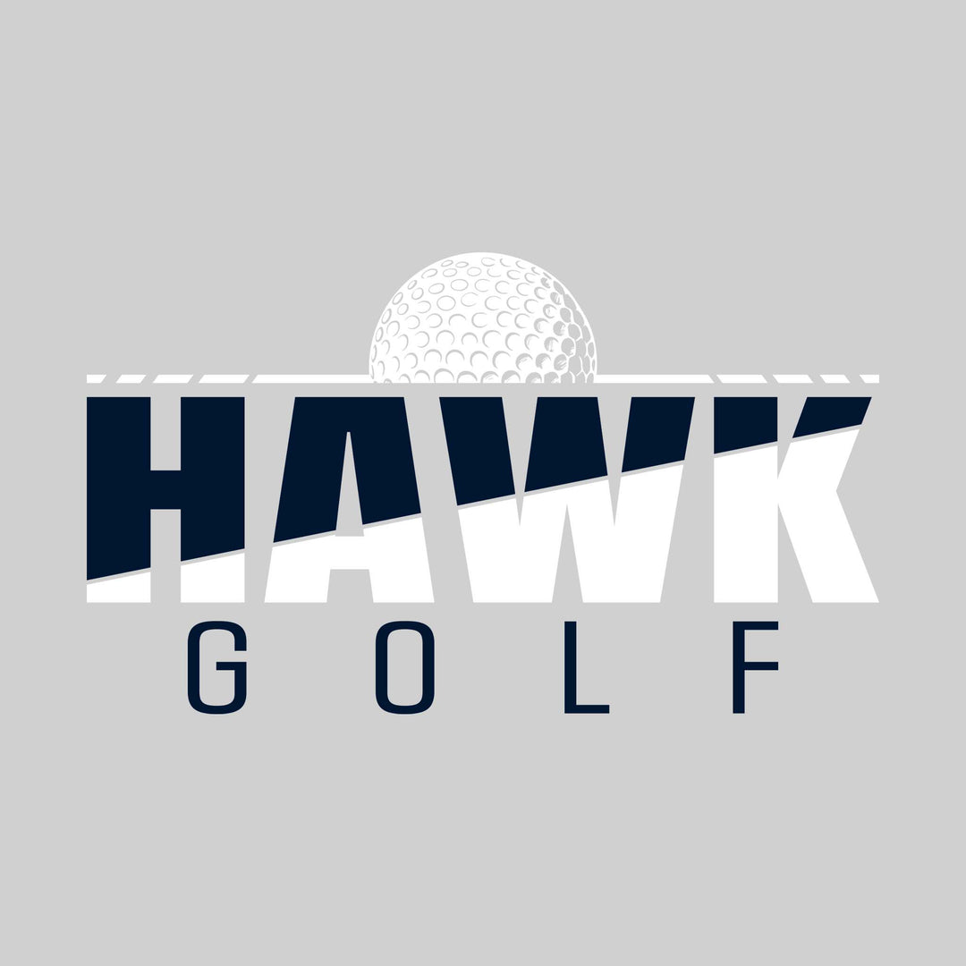 Heritage Hawks - Golf - Split-Color Team Name with Golf Ball – Oddly ...