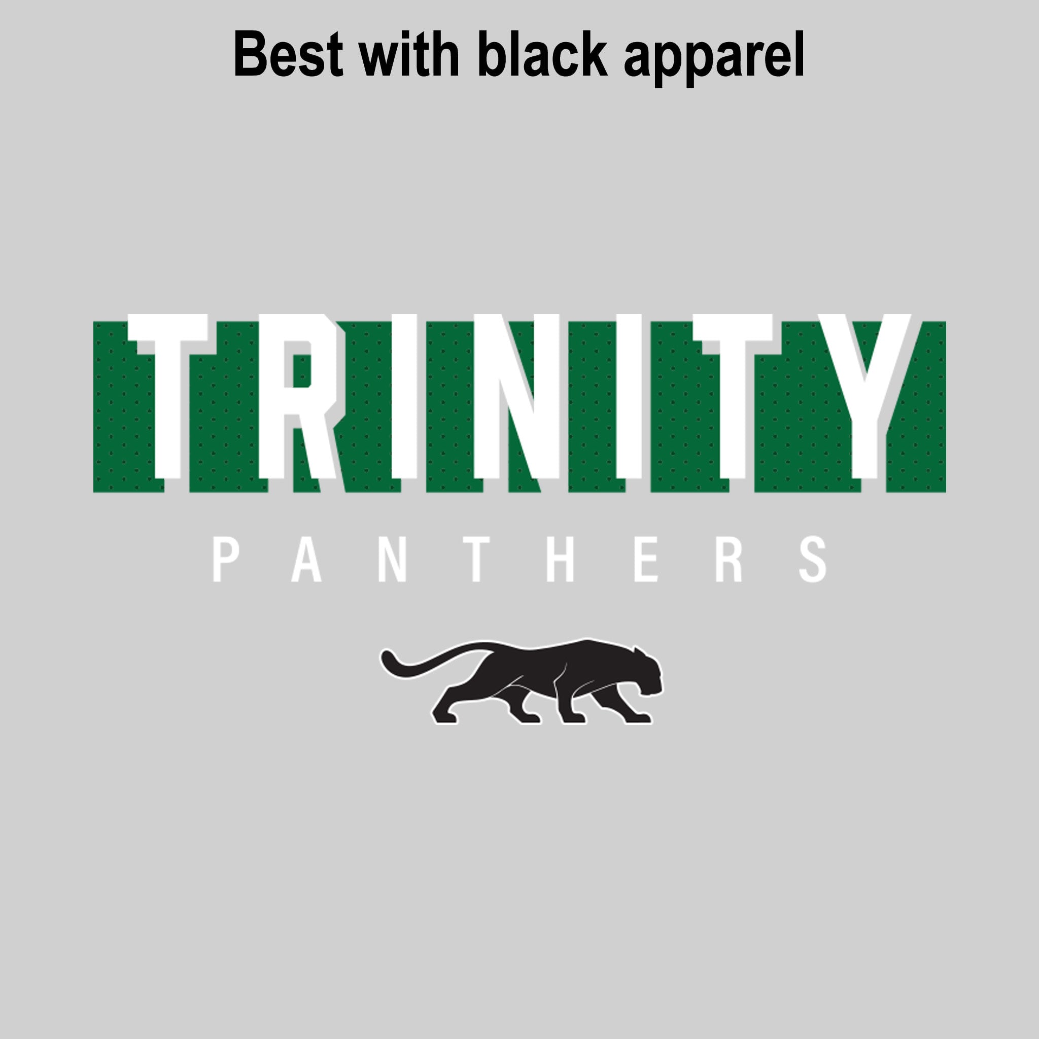 Trinity Lutheran Panthers - Spirit Wear - Trinity with Cutout Shadow a ...