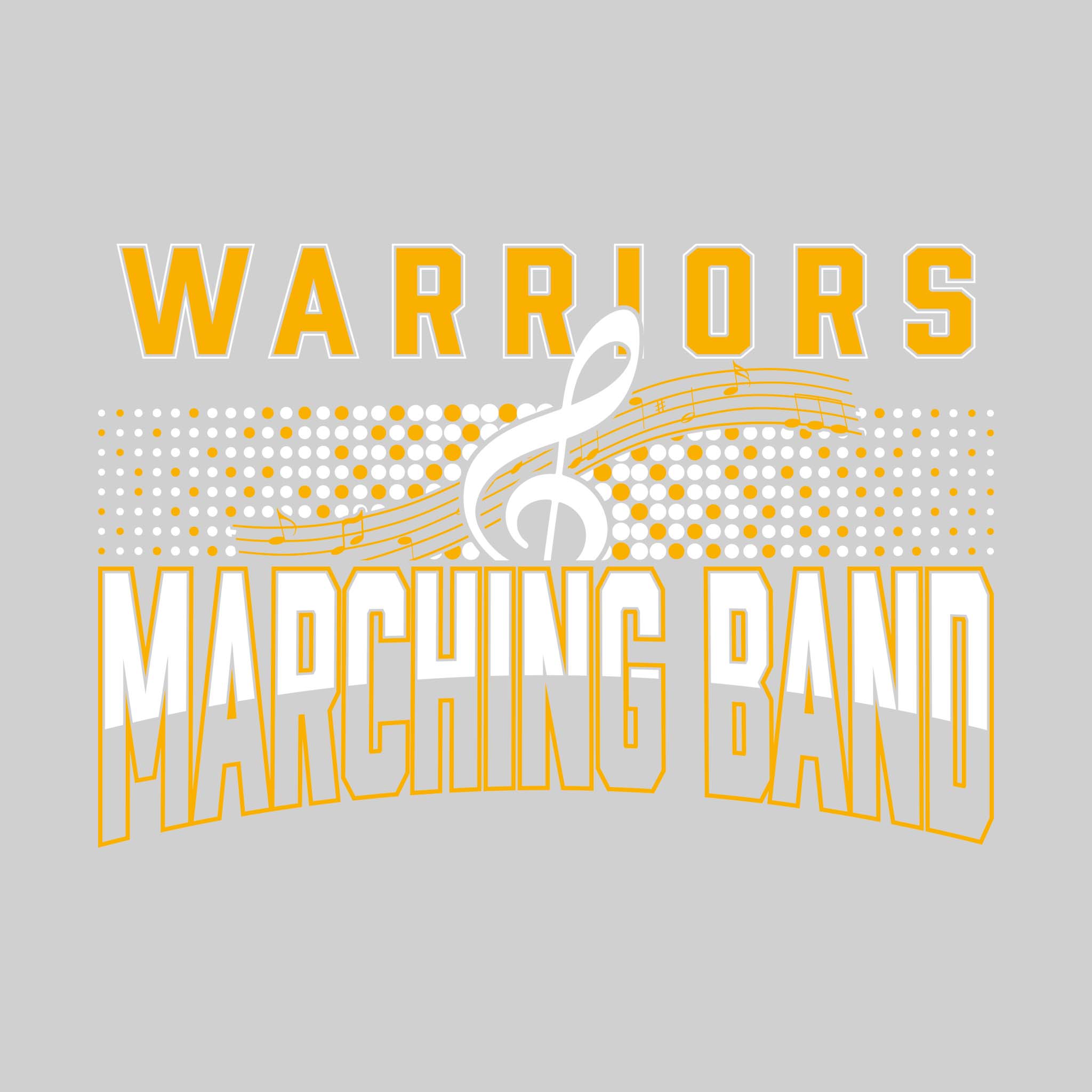 Western Warriors - Marching Band - Halftone with Treble Clef – Oddly ...