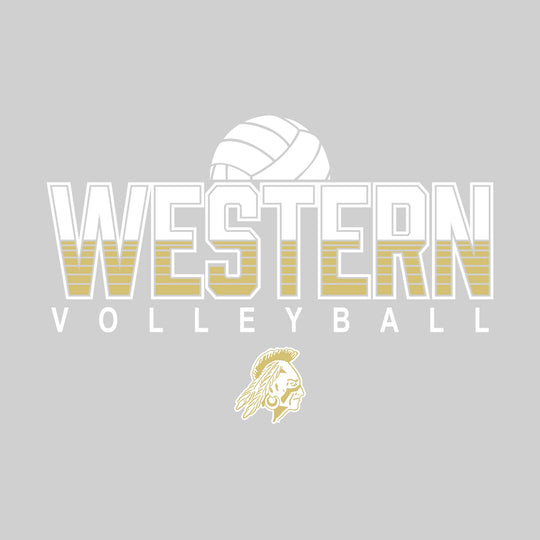 Western Warriors - Volleyball - Striped Western with Mascot – Oddly ...